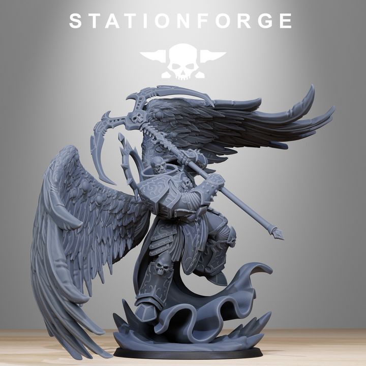 3D Printable Corrupted Archon Angel by Station Forge