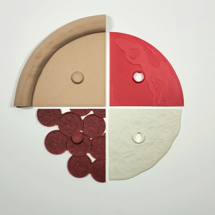 3D Printable Stackable Pepperoni Pizza Puzzle with Baking Pan :: Food ...