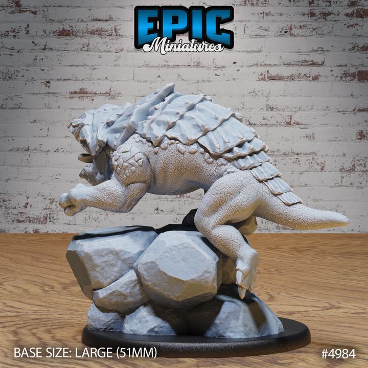 3D Printable Mountain Bulette Set / Landshark Beast / Magical Creature ...