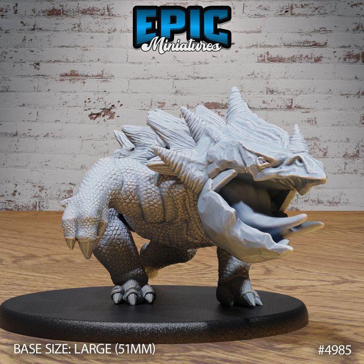 3D Printable Mountain Bulette Set / Landshark Beast / Magical Creature ...