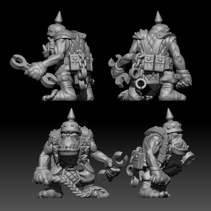 3D Printable Runts&Mek by Trollet Miniatures