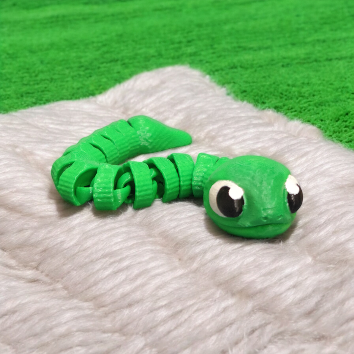 3D Printable Flexi Articulating Snake by 3DJPDESIGNS