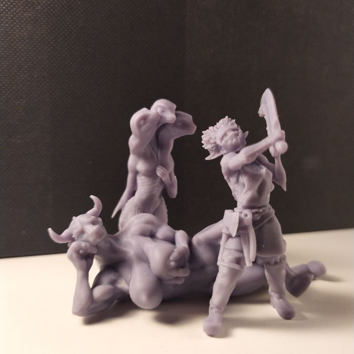 3D Printable Lake Eater(NSFW).75MM+BASE&CHESS FORMAT by xyboryz studio