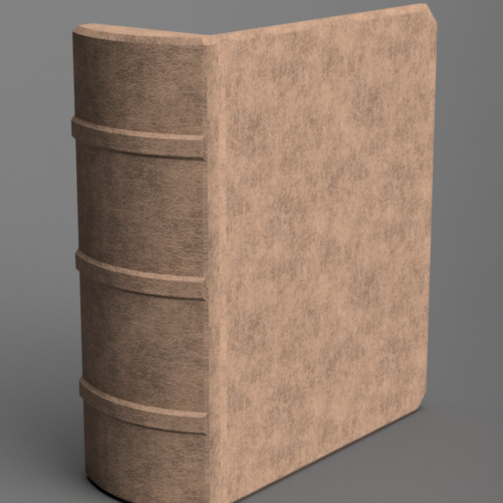 3D Printable Alternate covers for Smaller Tome by Bearded Printer