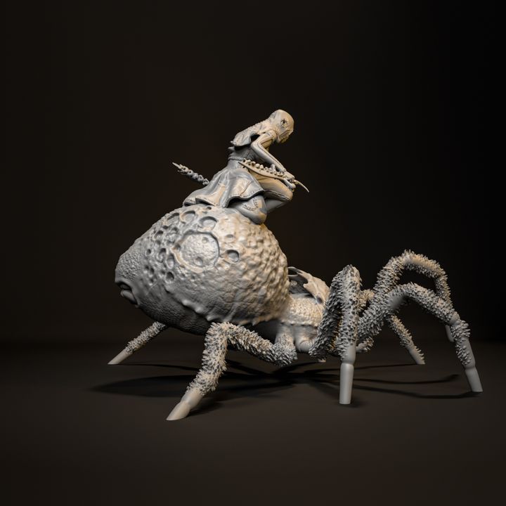 3D Printable The Drow - Caelthan Dyrr and Phase Spider - Lek'sar by AVD ...