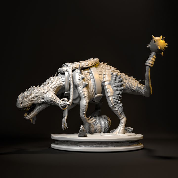 3D Printable Lizard Mount Eslisk by AVD Studios