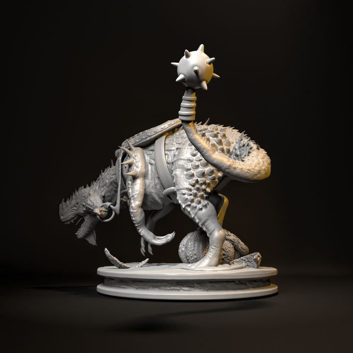 3D Printable Lizard Mount Eslisk by AVD Studios