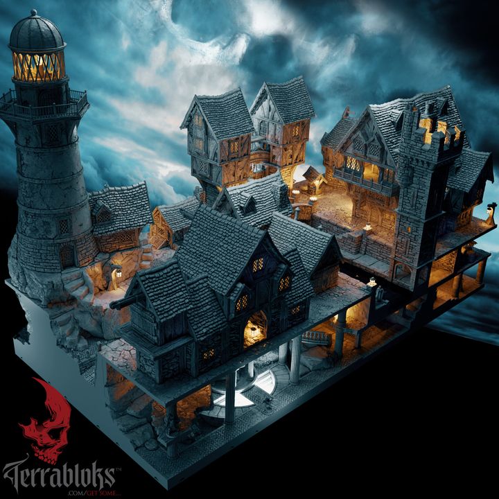 3D Printable Welcome To Helwick - Part-I by TERRABLOKS