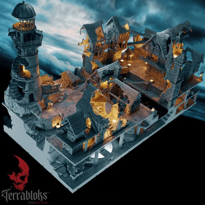 3D Printable Welcome To Helwick - Part-I by TERRABLOKS