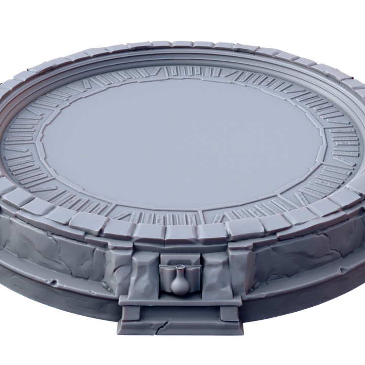 3D Printable Grim side base by xyboryz studio