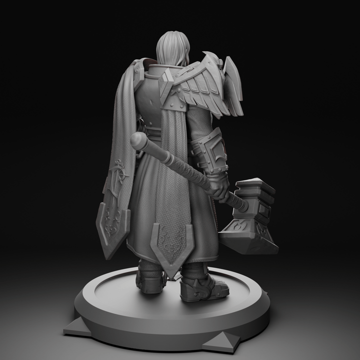 3D Printable Uther the Lightbringer -World of Warcraft by Douglas Salles