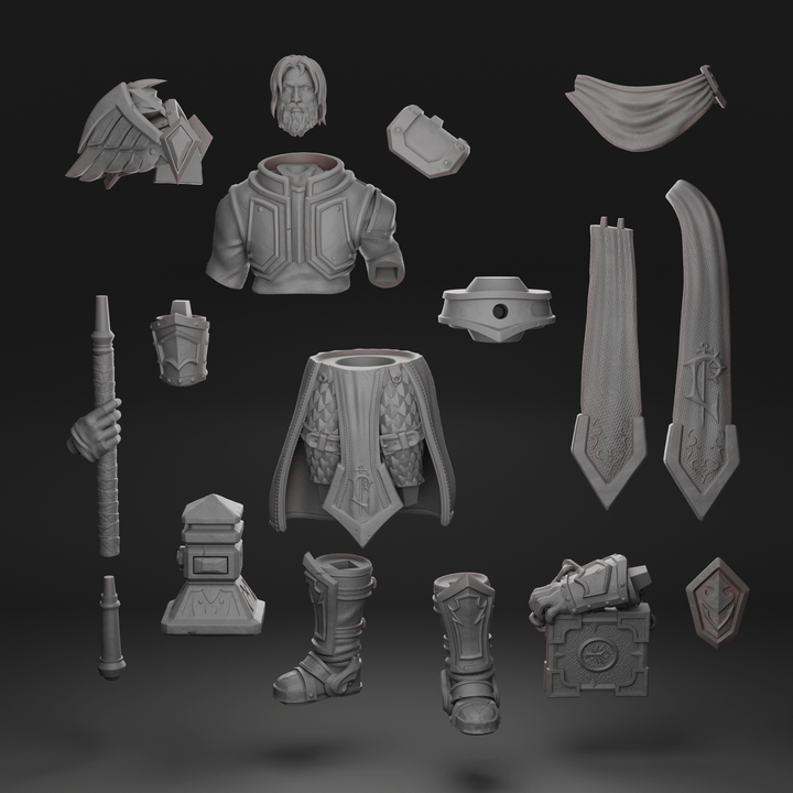 3D Printable Uther the Lightbringer -World of Warcraft by Douglas Salles