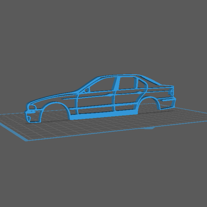 3D Printable BMW - E39 by Paul Wust