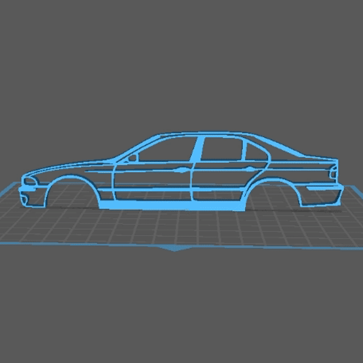3D Printable BMW - E39 by Paul Wust