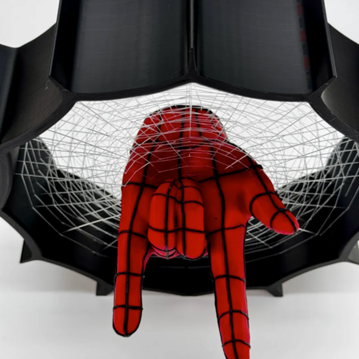 3D Printable Spiderman Hand INSPIRED Web String Art. by ENIQUE3D
