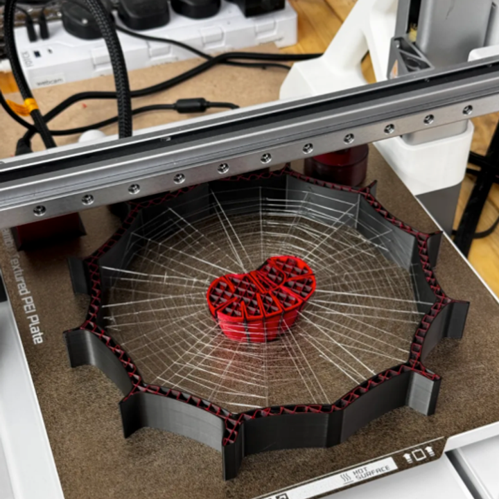 3D Printable Spiderman Hand INSPIRED Web String Art. by ENIQUE3D