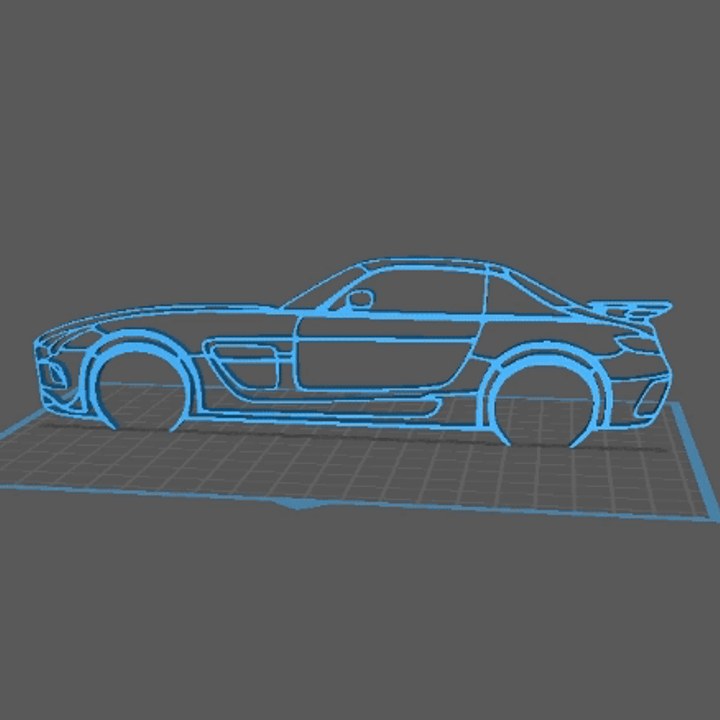 3D Printable Mercedes - SLS by Paul Wust