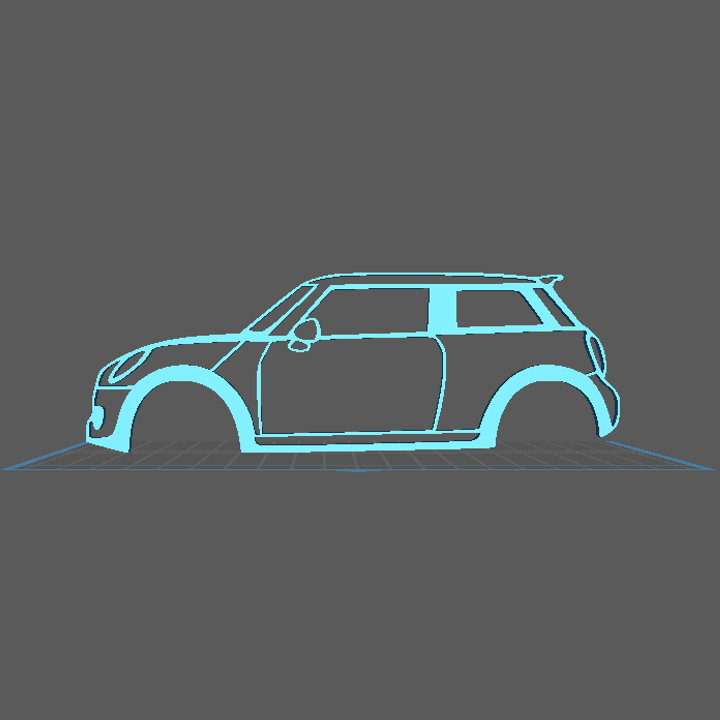 3D Printable Mini Cooper by Paul Wust