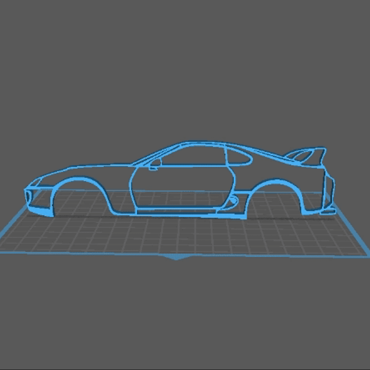 3D Printable Toyota - Supra MK4 by Paul Wust