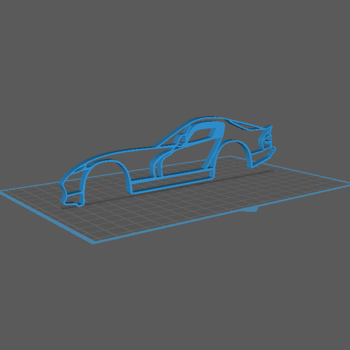 3D Printable Dodge - Viper by Paul Wust