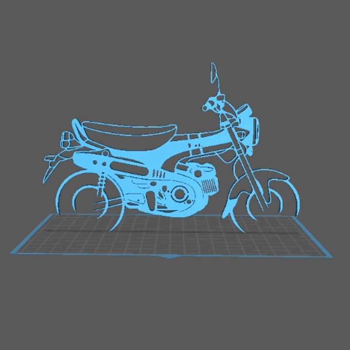 3D Printable Honda - DAX by Paul Wust