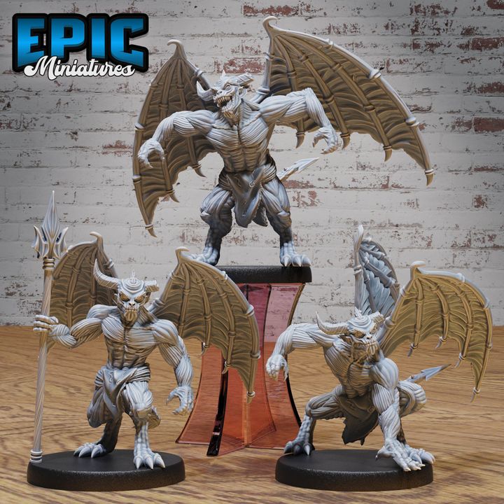 3D Printable Hells Wrath Set / Devil & Demon Encounter / Abyss & Fiend ...