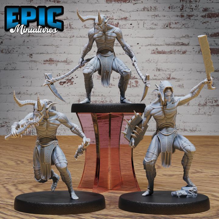 3D Printable Hells Wrath Set / Devil & Demon Encounter / Abyss & Fiend ...