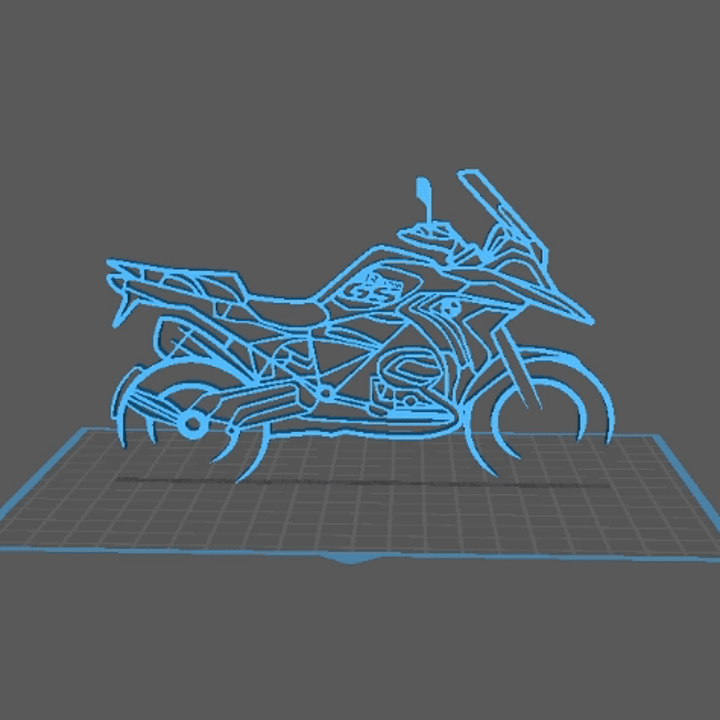 3D Printable BMW - GS 1200 by Paul Wust