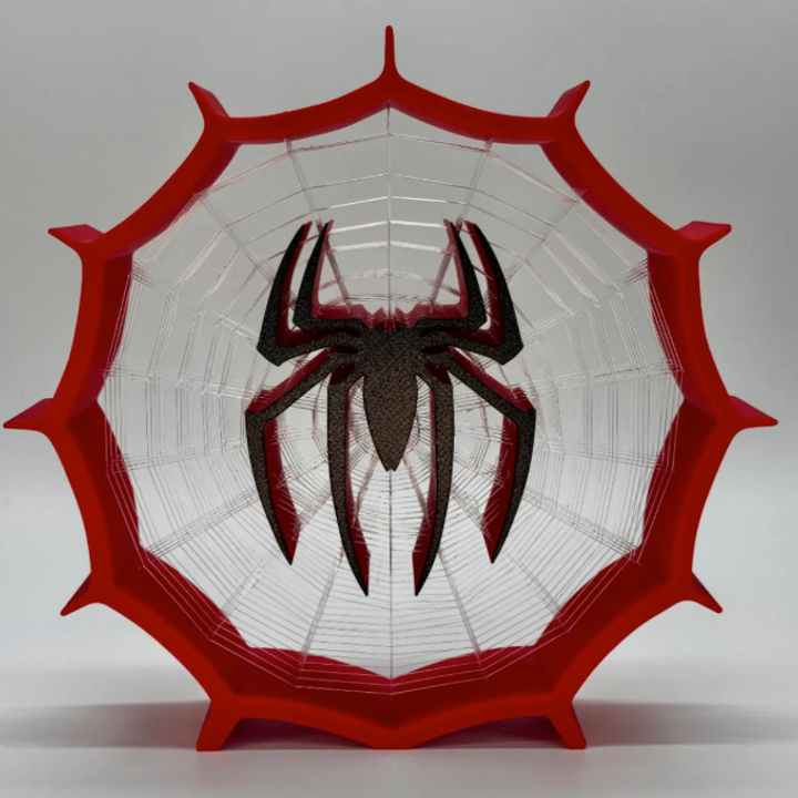 3D Printable Spiderman SPIDER INSPIRED Web String Art by ENIQUE3D
