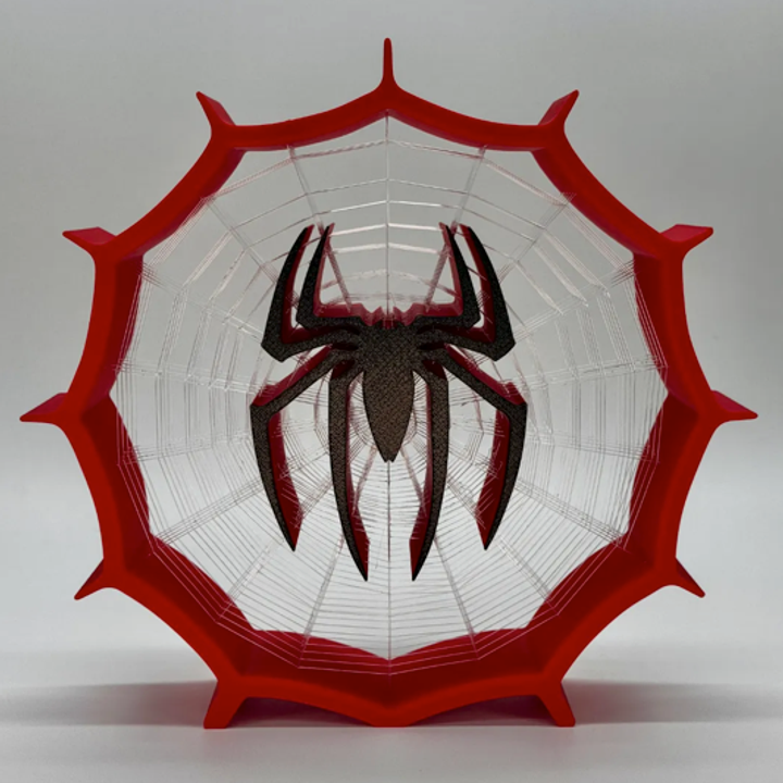 3D Printable Spiderman SPIDER INSPIRED Web String Art by ENIQUE3D