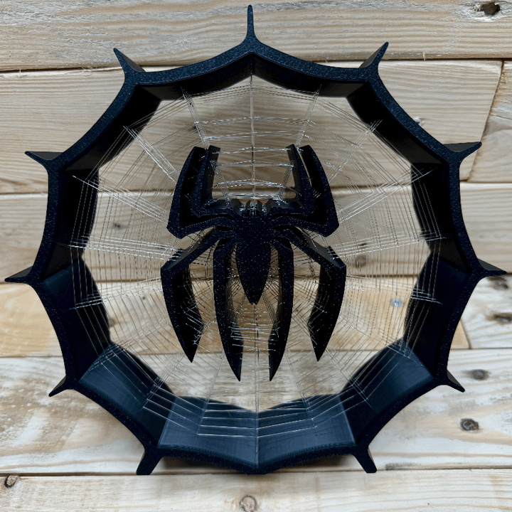 3D Printable Spiderman SPIDER INSPIRED Web String Art by ENIQUE3D
