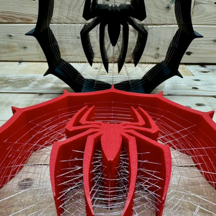 3D Printable Spiderman SPIDER INSPIRED Web String Art by ENIQUE3D