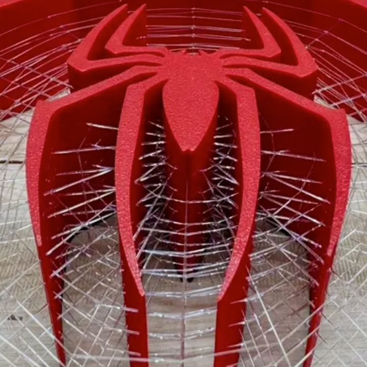 3D Printable Spiderman SPIDER INSPIRED Web String Art by ENIQUE3D