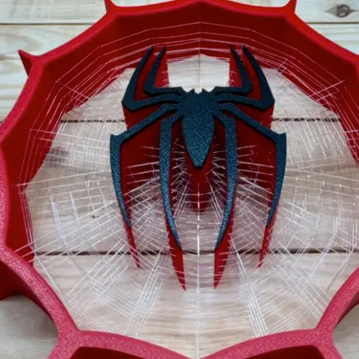 3D Printable Spiderman SPIDER INSPIRED Web String Art by ENIQUE3D