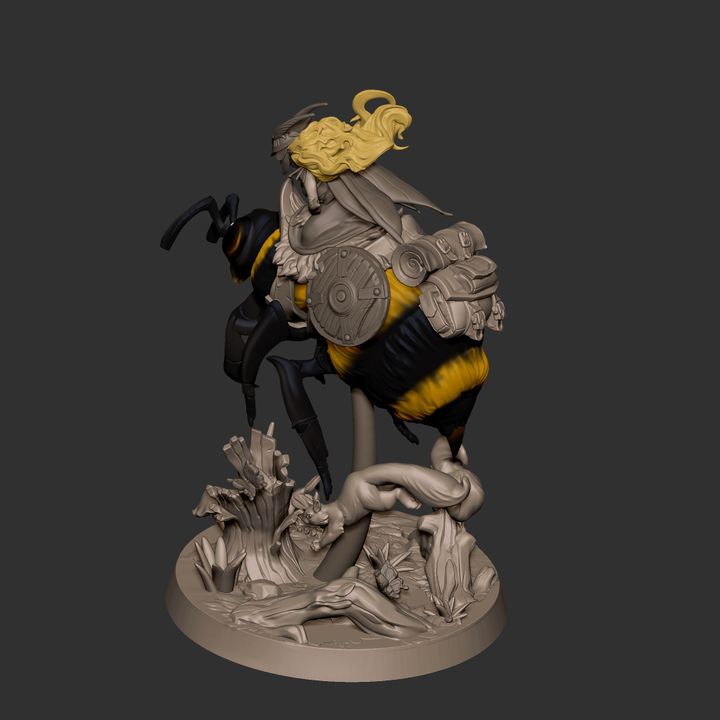 3D Printable Maya, the Bee Rider by Bite the Bullet