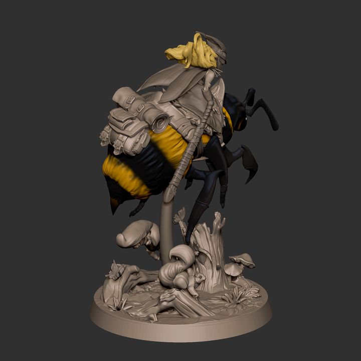 3D Printable Maya, the Bee Rider by Bite the Bullet