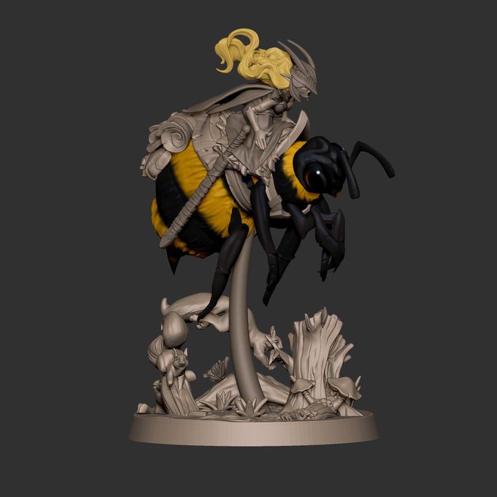 3D Printable Maya, the Bee Rider by Bite the Bullet