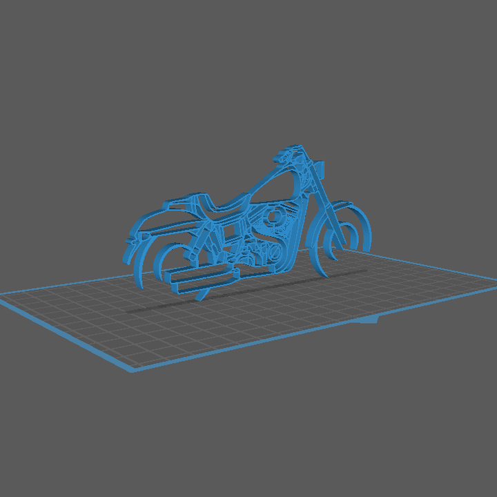 3D Printable Harley Davidson - Fat Bob by Paul Wust