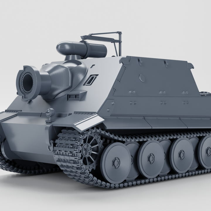 3D Printable Sturmtiger-38 cm RW61 auf Sturmmörser Tiger (early ...