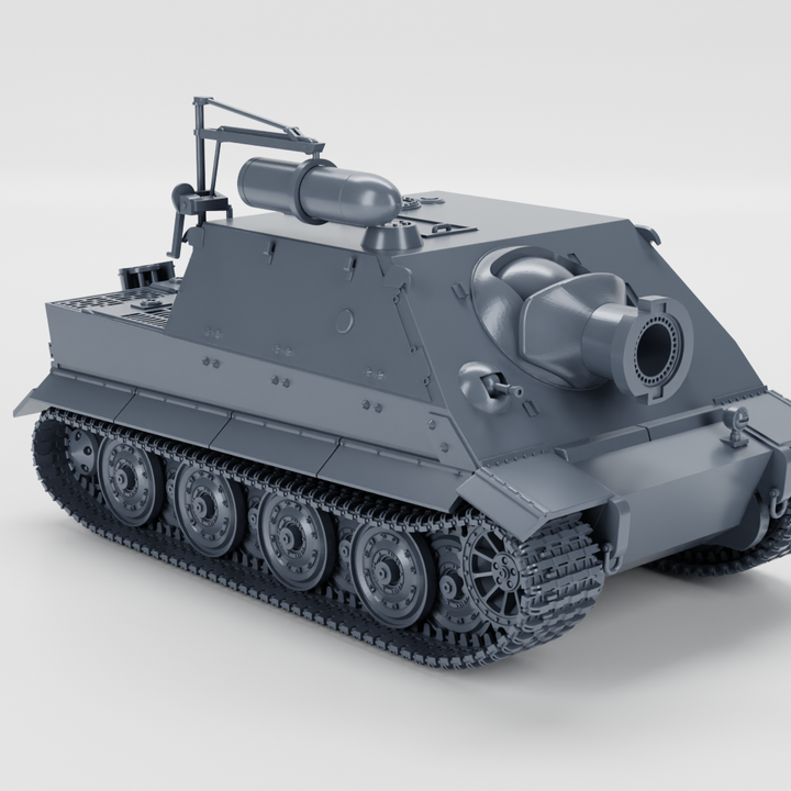 3D Printable Sturmtiger-38 cm RW61 auf Sturmmörser Tiger (early ...