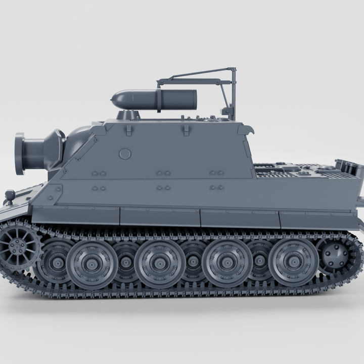 3D Printable Sturmtiger-38 cm RW61 auf Sturmmörser Tiger (early ...
