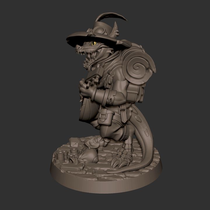 3D Printable Kobold Bard (DnD) by Bite the Bullet