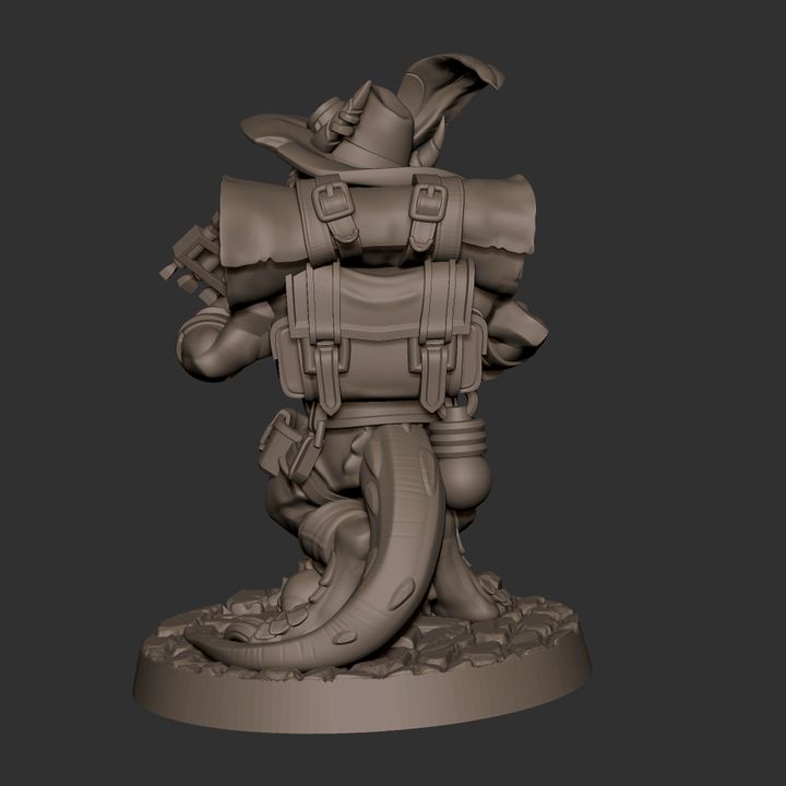 3D Printable Kobold Bard (DnD) by Bite the Bullet