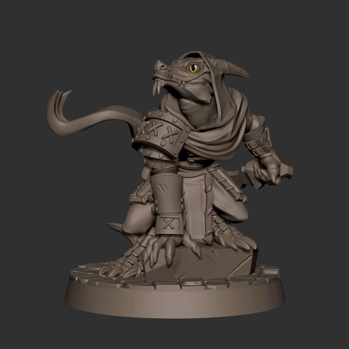 3D Printable Kobold Rogue (DnD) by Bite the Bullet