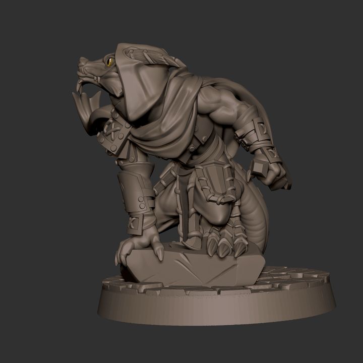 3D Printable Kobold Rogue (DnD) by Bite the Bullet