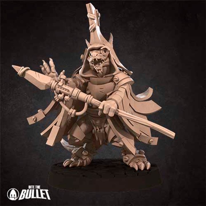 3D Printable Kobold Wizard (2 Versions) (DnD) by Bite the Bullet