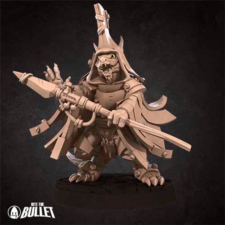 3D Printable Kobold Wizard (2 Versions) (DnD) by Bite the Bullet
