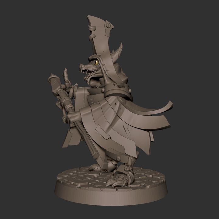 3D Printable Kobold Wizard (2 Versions) (DnD) by Bite the Bullet