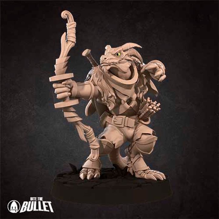 3D Printable Kobold Ranger (DnD) by Bite the Bullet