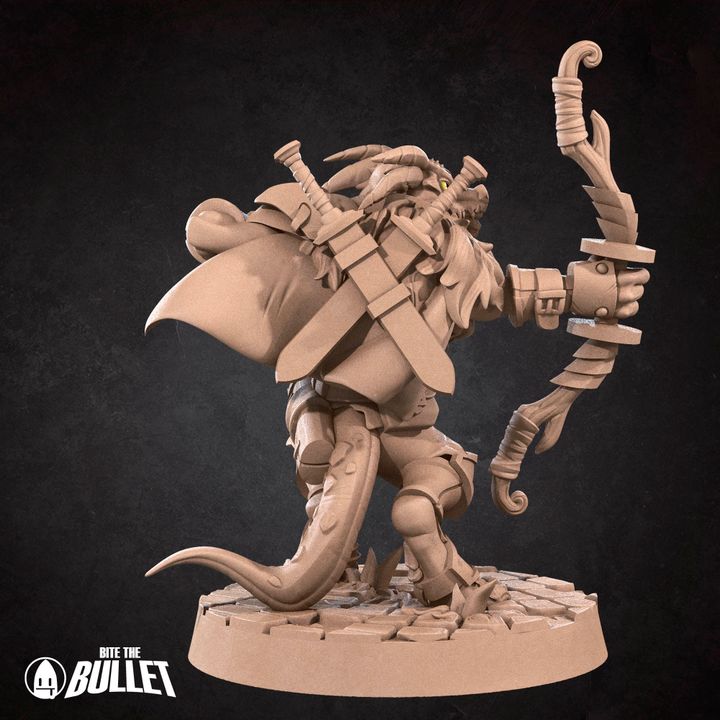 3D Printable Kobold Ranger (DnD) by Bite the Bullet